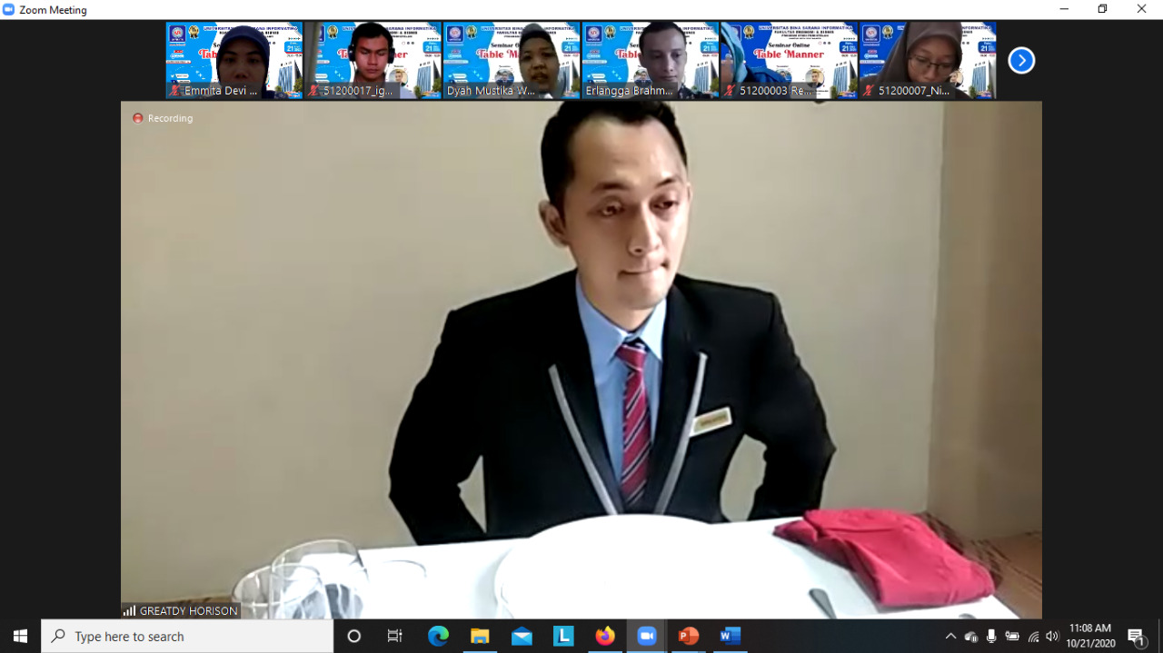 Table Manner Juga Bisa Digelar Secara Virtual Inilah Yang ...